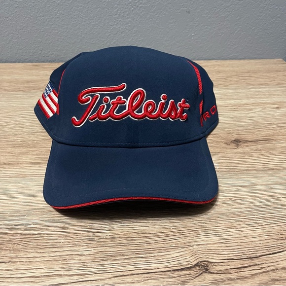Titleist | Accessories | Titleist Blue And Red Golf Hat Classic Sporty ...